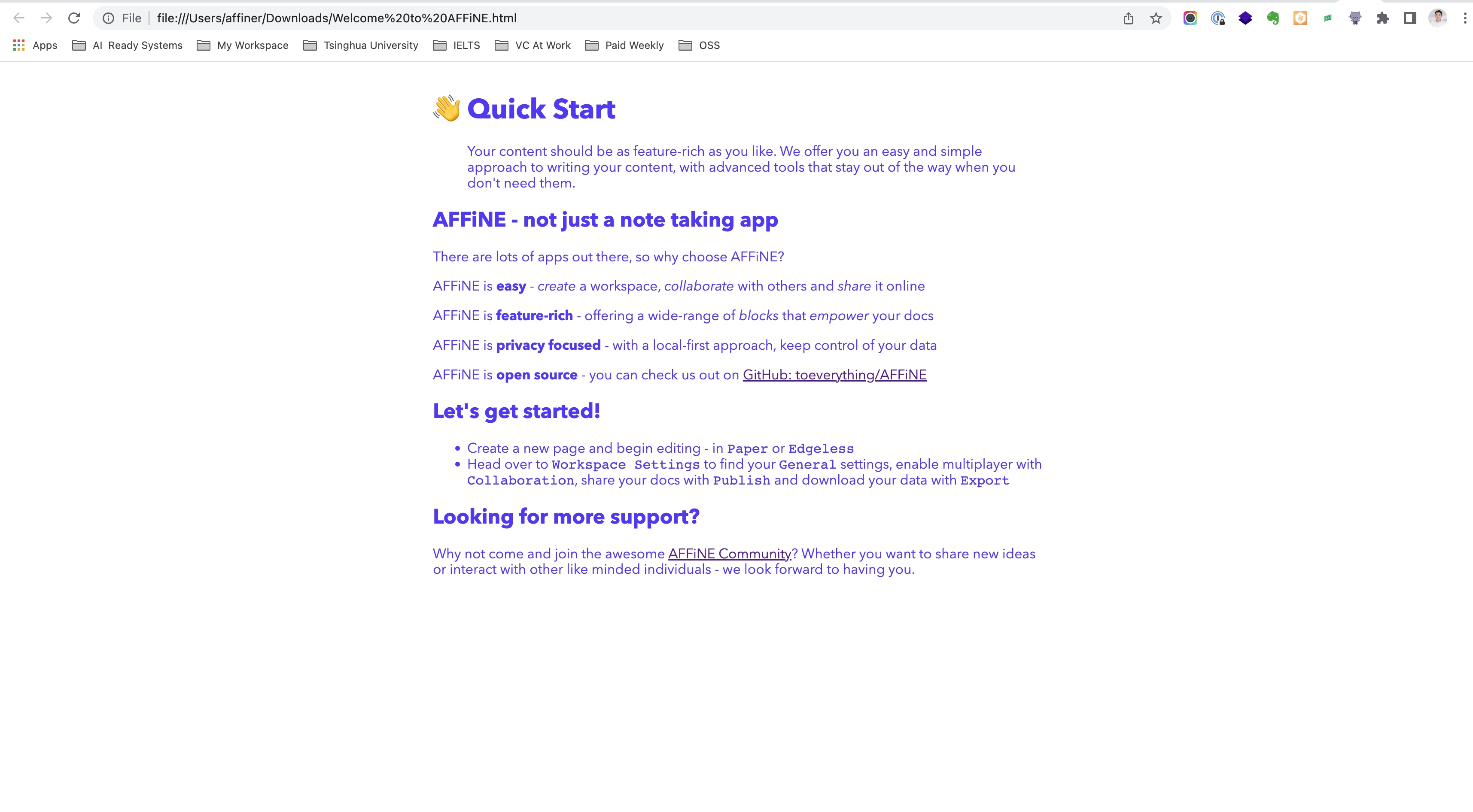 Exported html content is full of green text · Issue #2228 · toeverything/blocksuite · GitHub