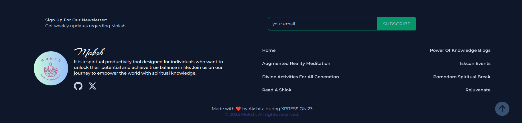 [BUG] Broken link in footer and footer content alignment in AR Meditate page · Issue #1387 ...