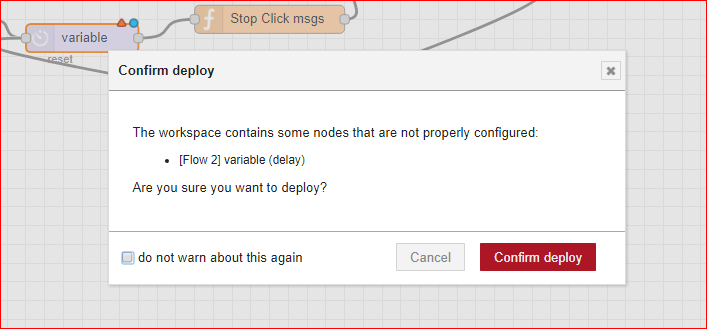 When Delay is configured as "Delay each message" and "Set delay with ...