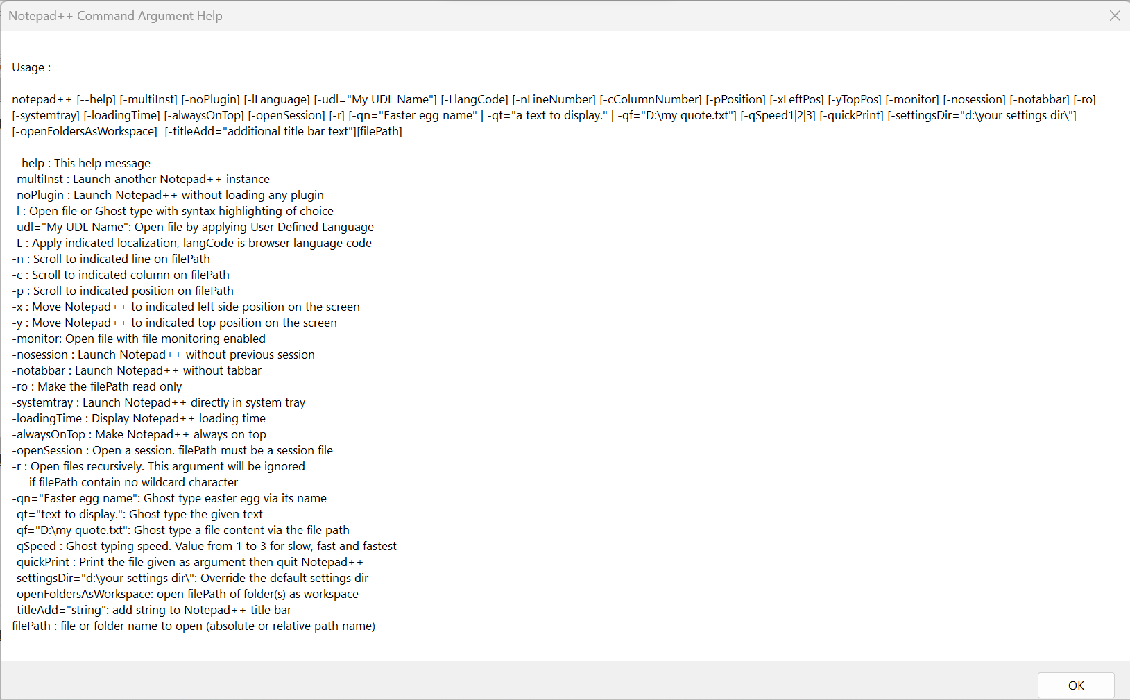 Window Command Line Arguments Is Untranslatable · Issue 13166 0972