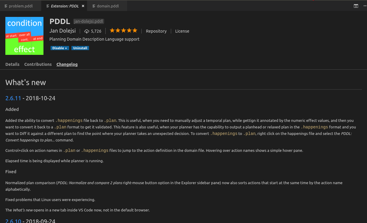Installation problem · Issue #18 · jan-dolejsi/vscode-pddl · GitHub