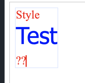 A Textbox component doesn't inherit a style from a previous cursor position at the end of a text ...