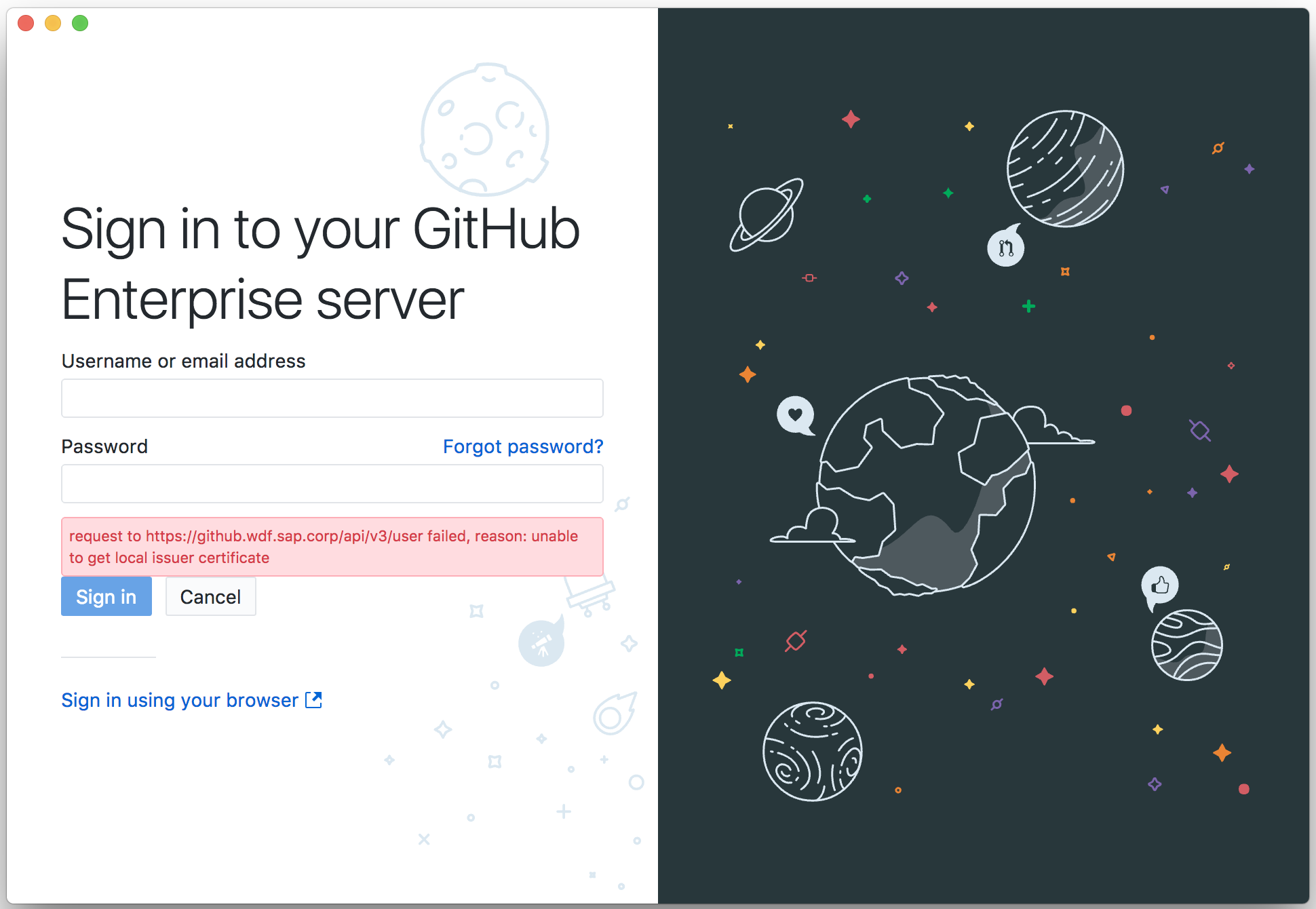 DEPTH_ZERO_SELF_SIGNED_CERT error on Github Enterprise · Issue #1895 · desktop/desktop · GitHub