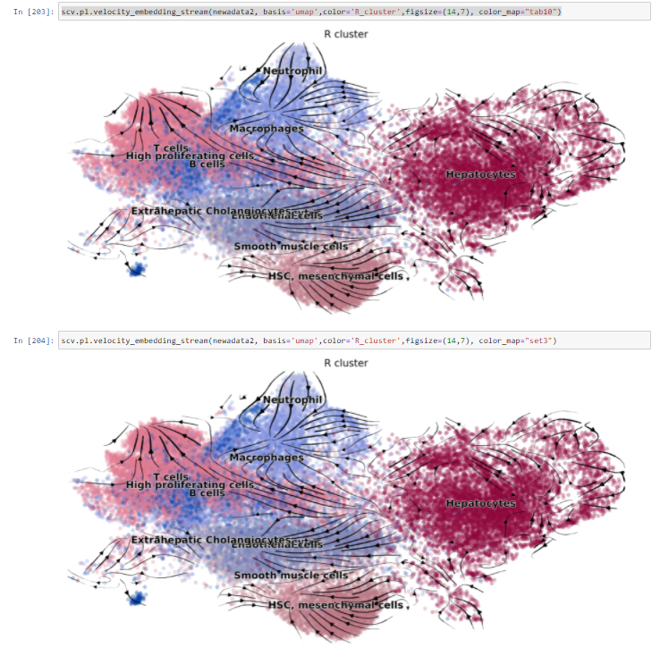 velocity_embedding_stream does not honor 'color_map' argument · Issue #432 · theislab/scvelo ...