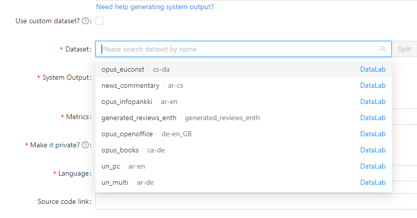 Datasets replacement in ExplainaBoard Web · Issue #137 · neulab/explainaboard_web · GitHub