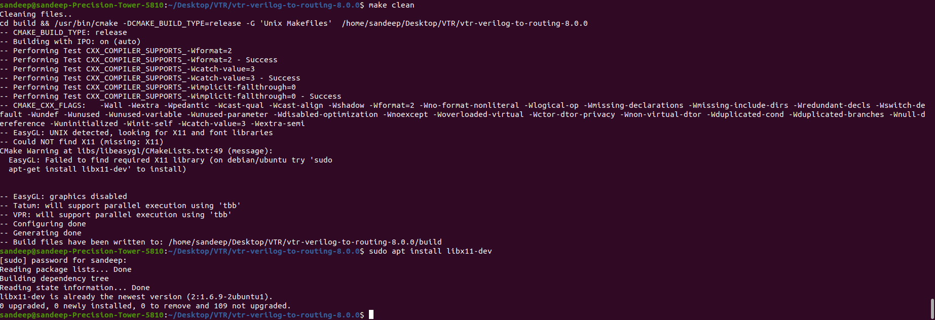 Better messages for vpr graphics support missing packages / not supported · Issue #1333 ...