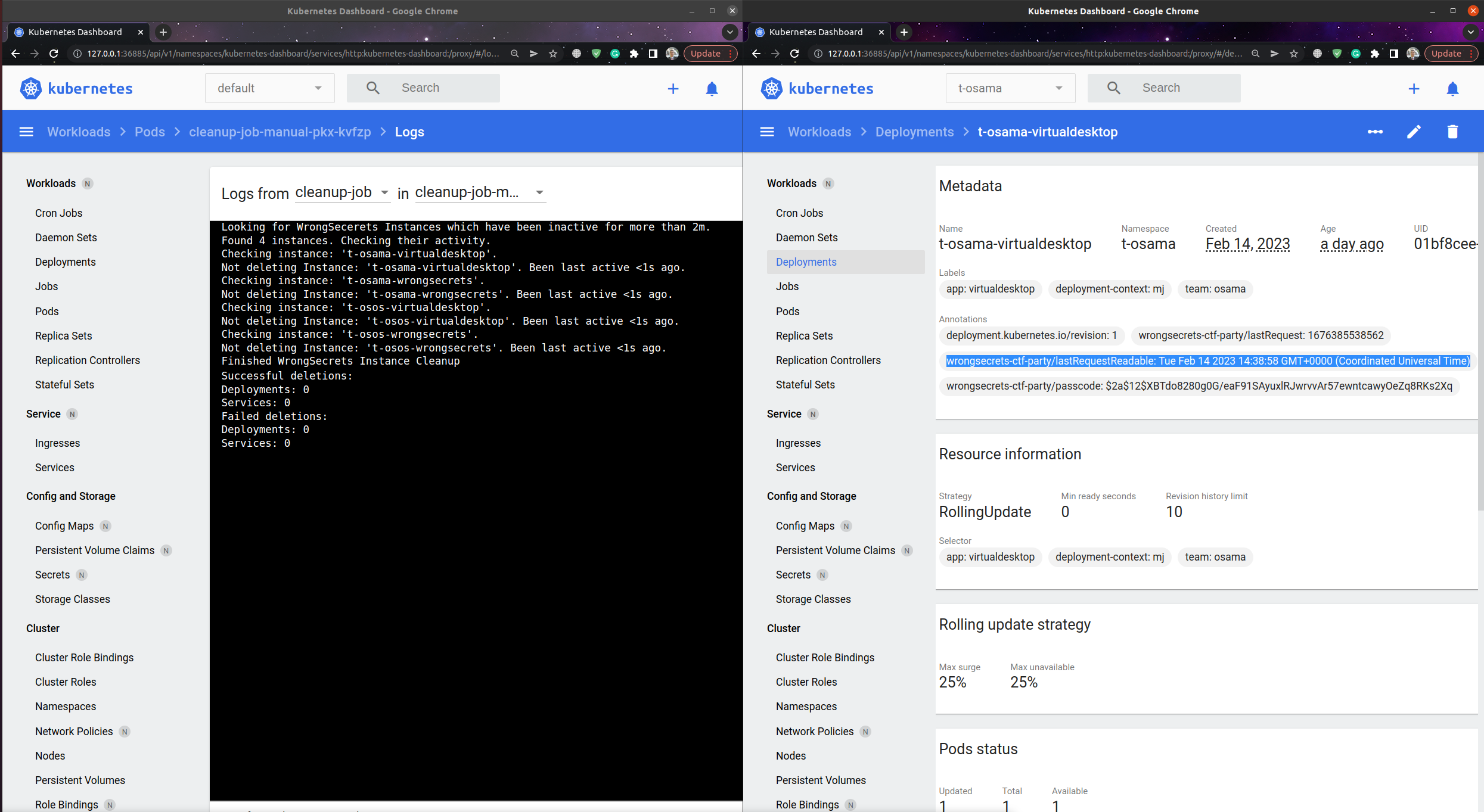 Make Cleaner Delete Full Namespace Instead Of Deployment · Issue 54 · Owasp Wrongsecrets Ctf