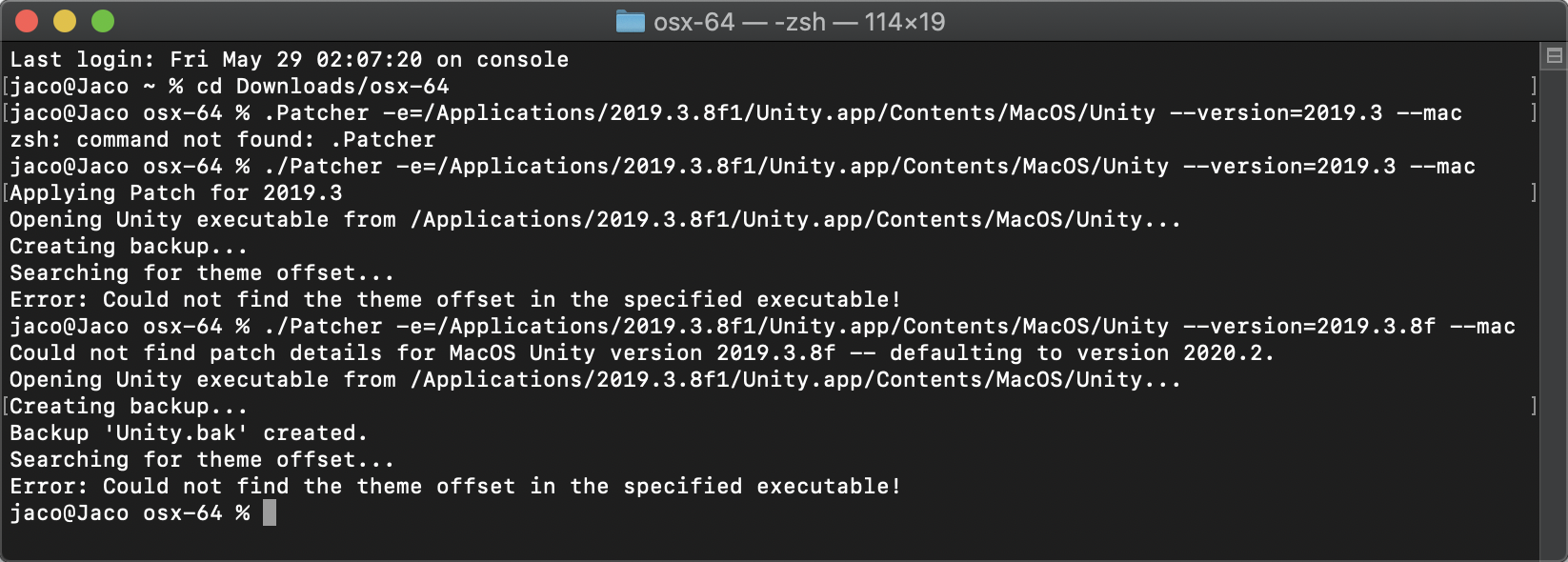 Unable to use patcher · Issue #39 · aevitas/unity-patch · GitHub
