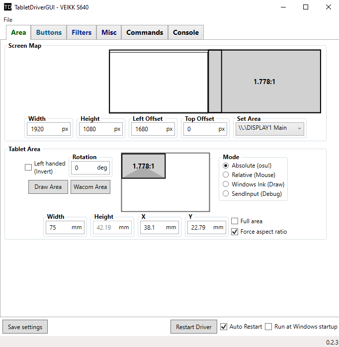 Weird screen map with double monitors · Issue #554 · hawku/TabletDriver · GitHub