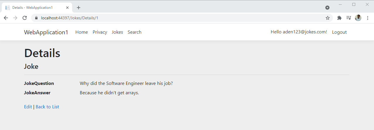 GitHub - aghad/WebApplication1: Practicing applying the Model View Controller Design Pattern.