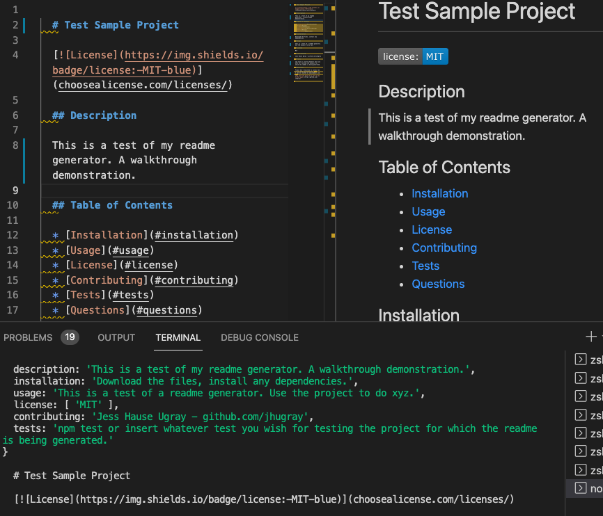 GitHub - jhugray/README-generator
