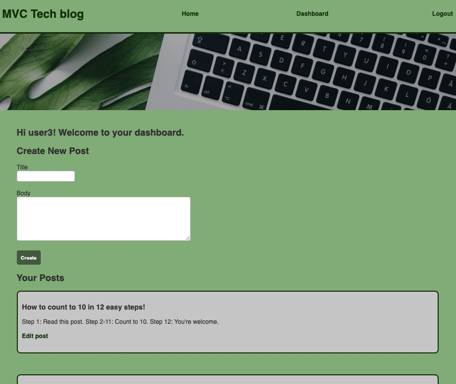 GitHub - jhugray/mvc-tech-blog