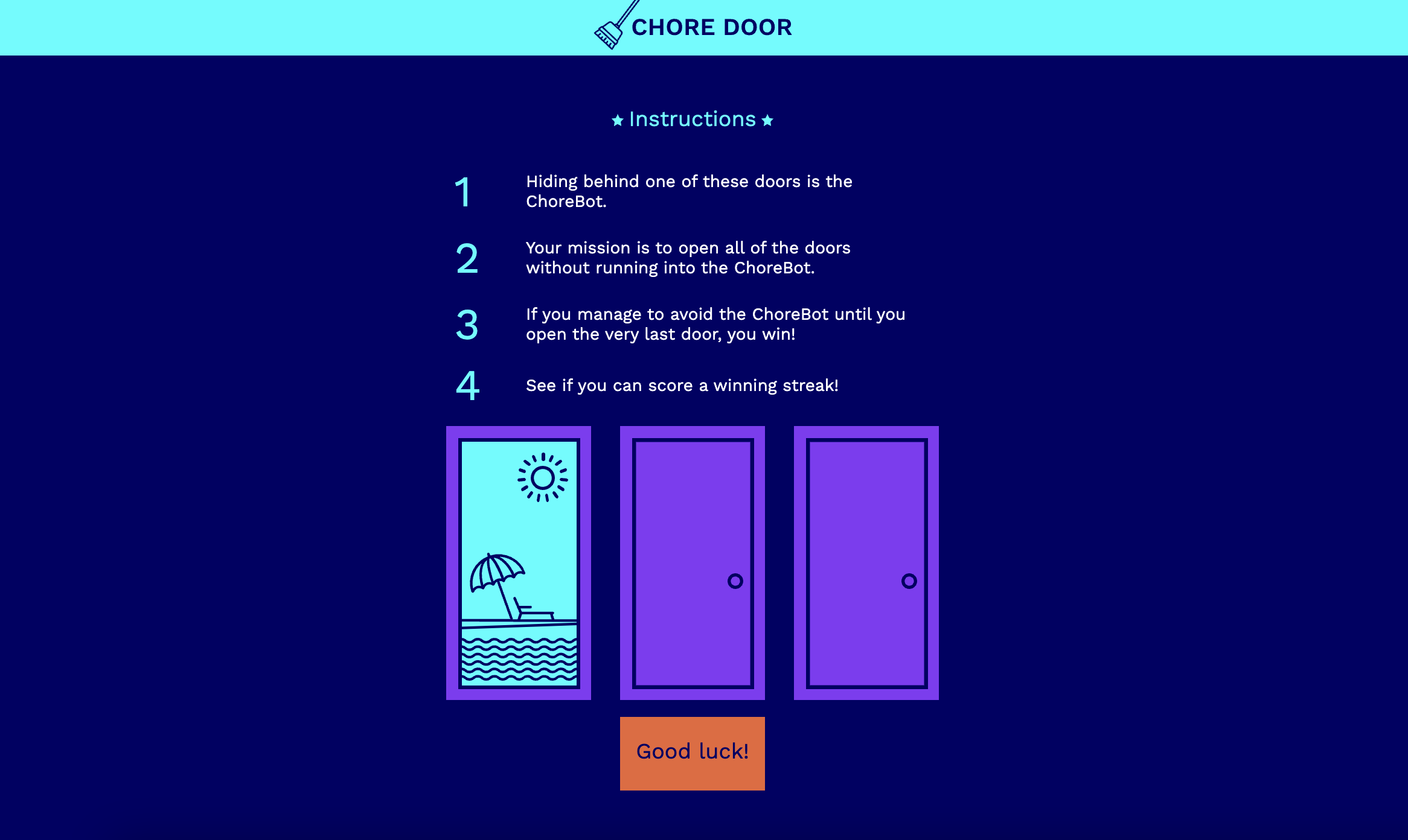 GitHub - jhugray/chorebotgame