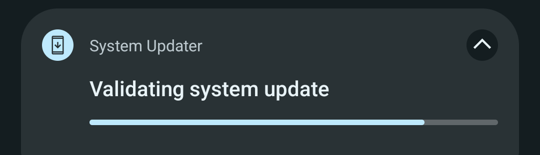 Update stuck at validating system update · Issue #2330 · GrapheneOS/os-issue-tracker · GitHub