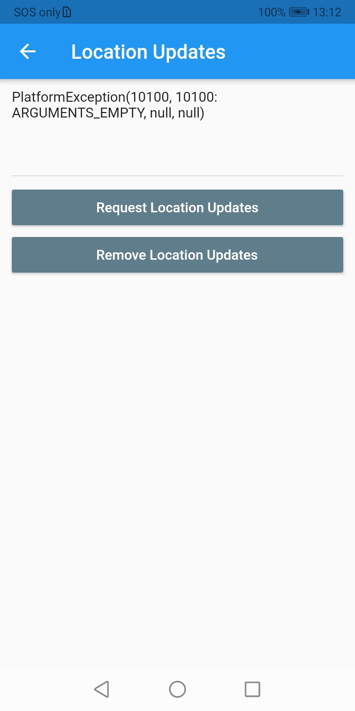 Requestlocationupdates Throws Platformexception10100 Argumentsempty In Release Build · Issue 5810