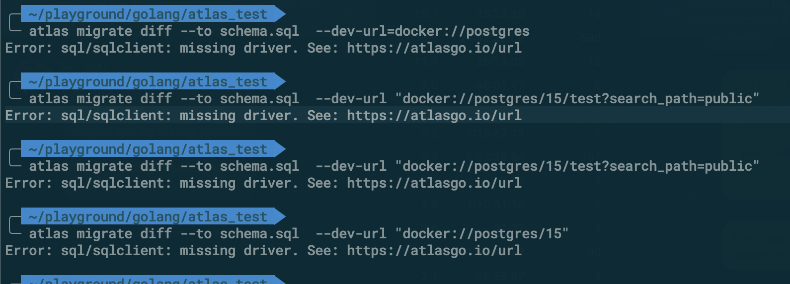 Missing Driver · Issue #1541 · ariga/atlas · GitHub Missing Driver · Issue #1541 · ariga/atlas · GitHub