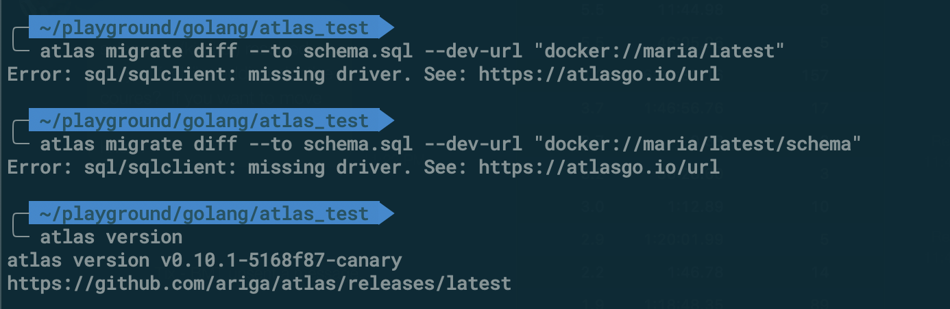 Missing Driver · Issue #1541 · ariga/atlas · GitHub Missing Driver · Issue #1541 · ariga/atlas · GitHub