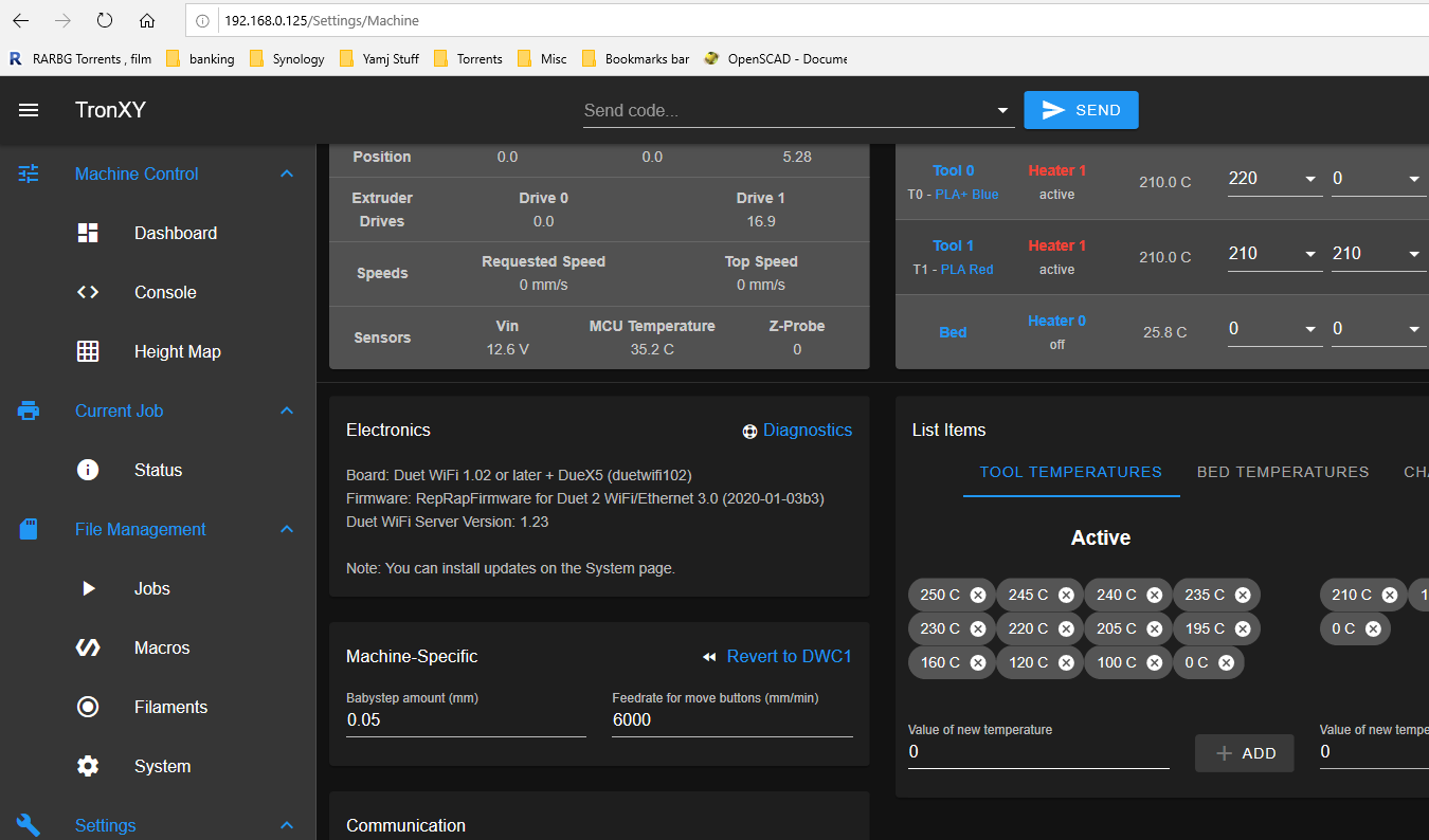 Unable to display the notification information of m291 · Issue #257 · Duet3D/DuetWebControl · GitHub