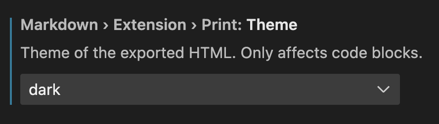 Dark theme of code-blocks is not working properly · Issue #1223 · yzhang-gh/vscode-markdown · GitHub