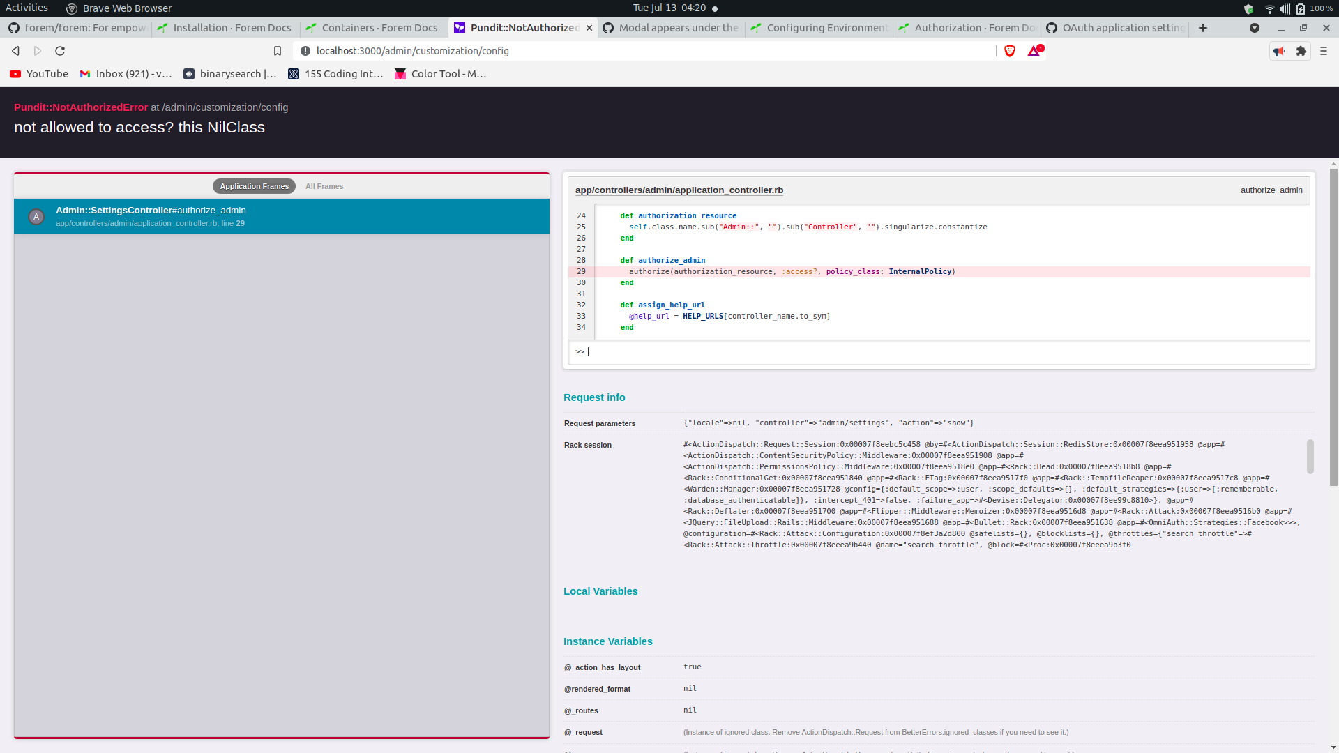 Modal appears under the navbar · Issue #13195 · forem/forem · GitHub