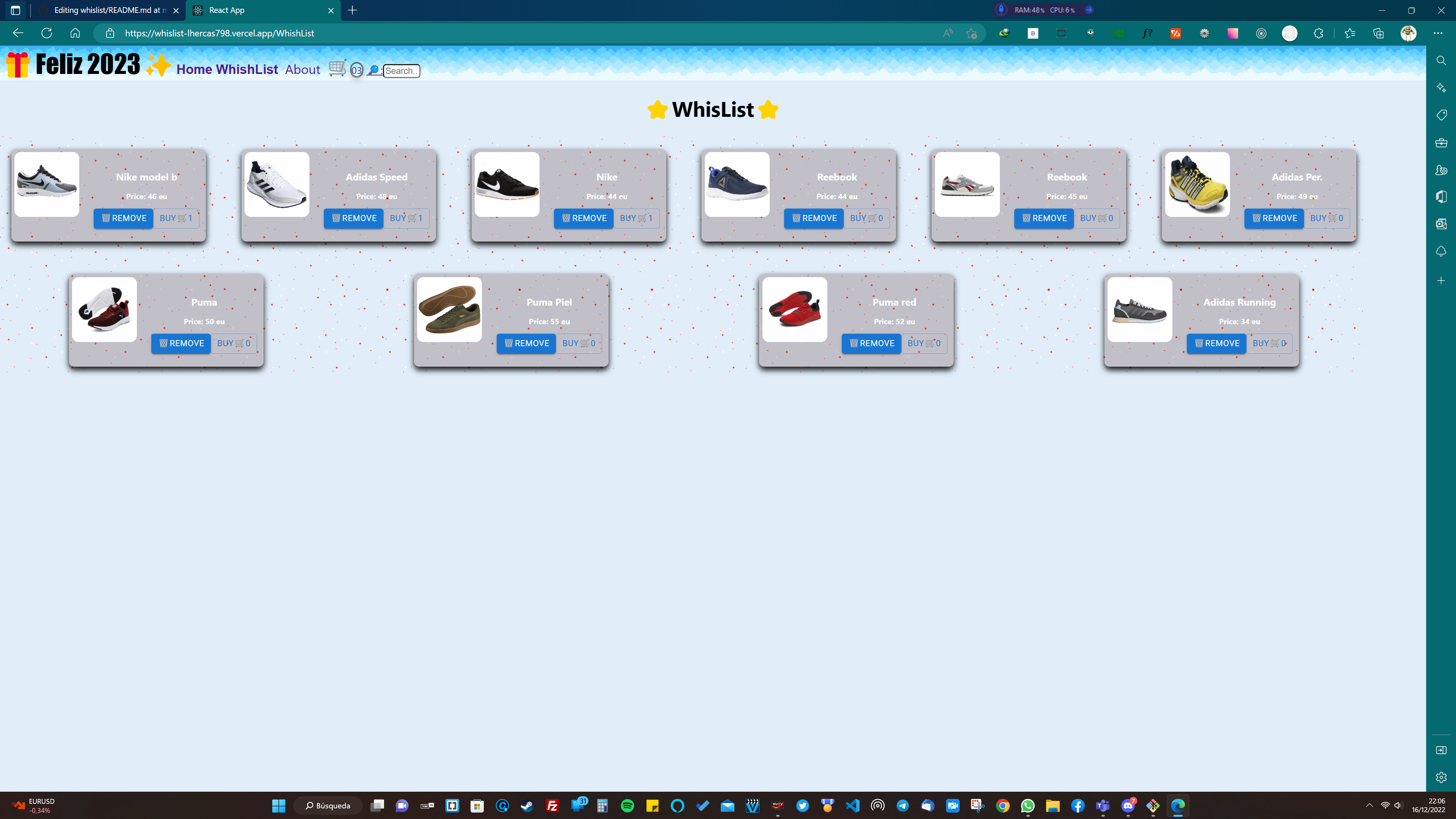 GitHub - lhercas798/whislist: Openbootcamp Proyect ,Lista de Deseos