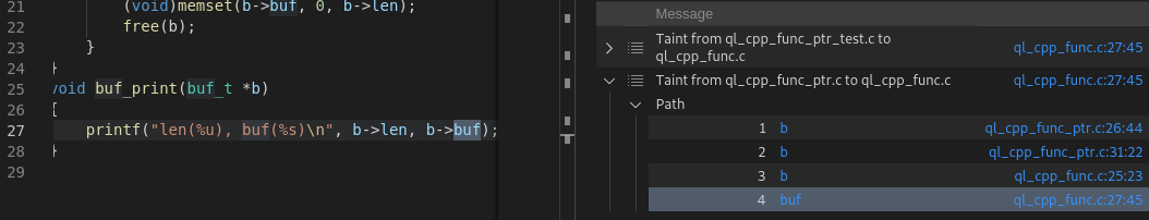 C: Path query with taint tracking for function pointer calling · Issue #5122 · github/codeql ...