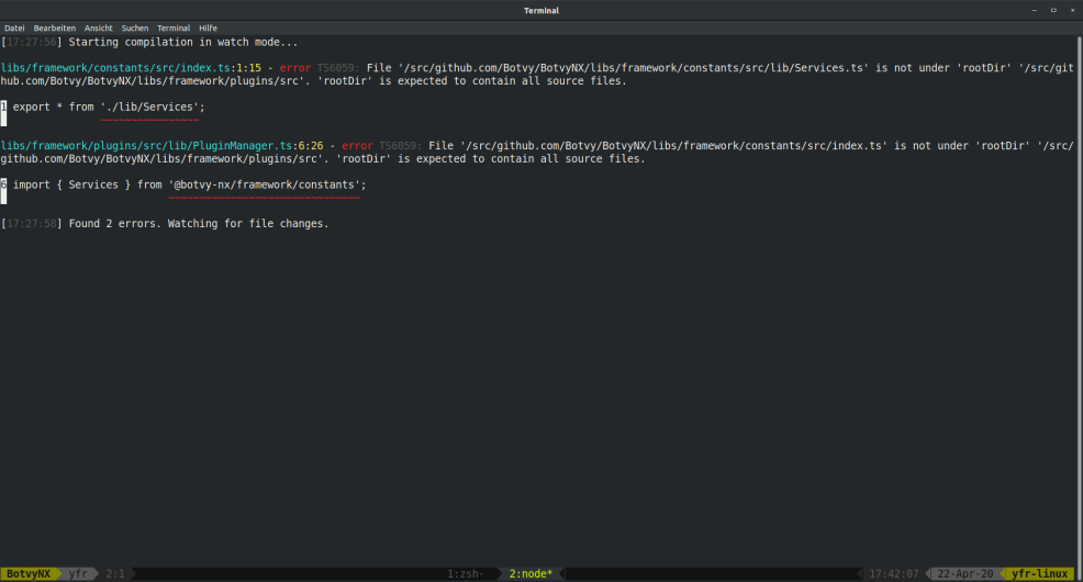 TypeScript not recognizing the rootDir in another subproject package · Issue #38197 · microsoft ...