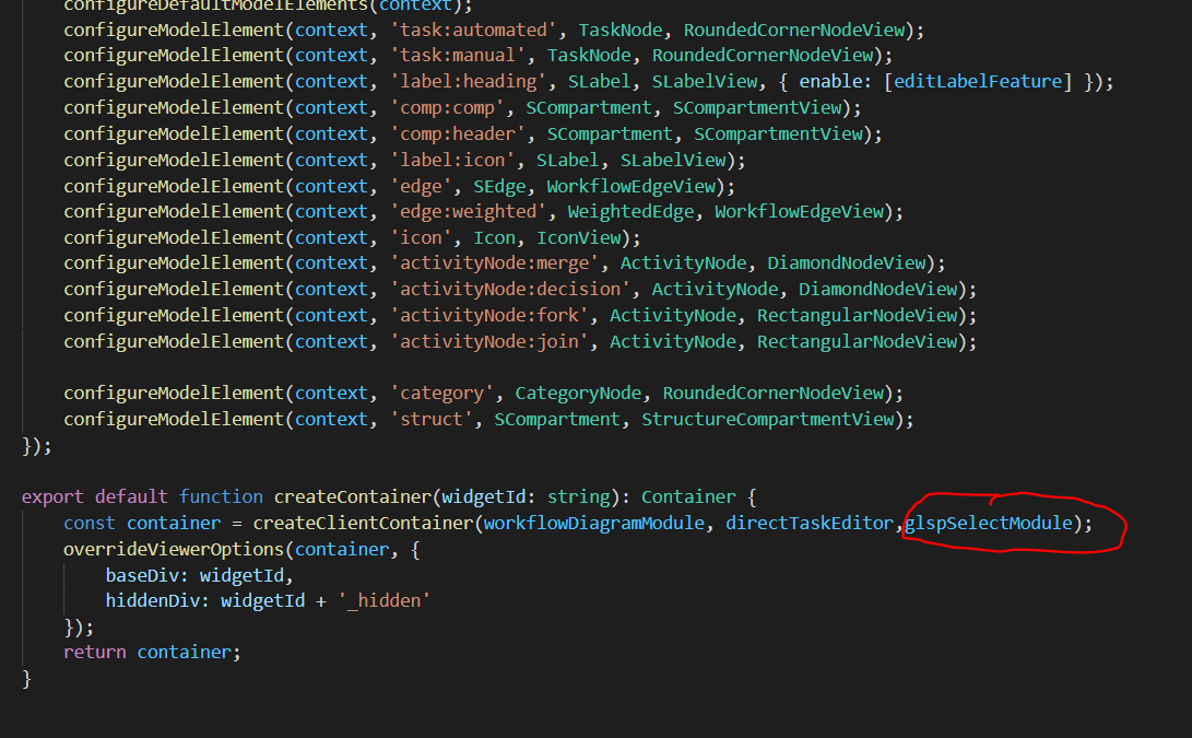 Not able generate graph when glspSelectModule module is added · eclipse-glsp glsp · Discussion ...