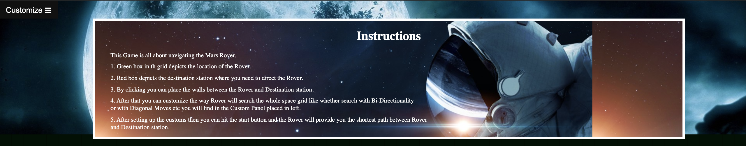 GitHub - shubh-side/rover-navigator
