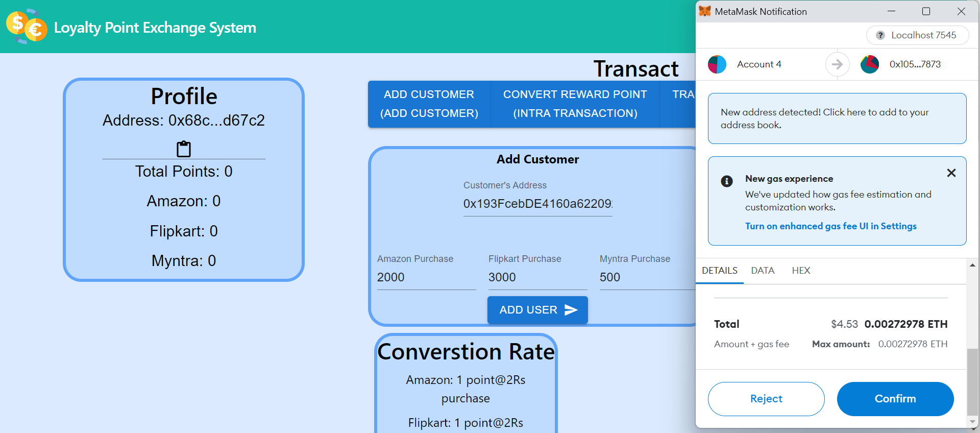 GitHub - hartik123/Loyalty-Point-Exchange-System-with-Blockchain ...