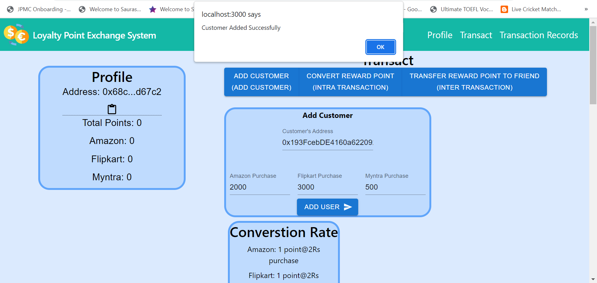 GitHub - hartik123/Loyalty-Point-Exchange-System-with-Blockchain ...