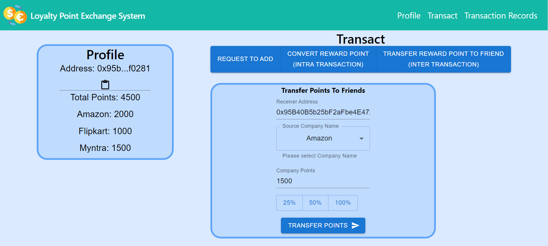 GitHub - hartik123/Loyalty-Point-Exchange-System-with-Blockchain ...