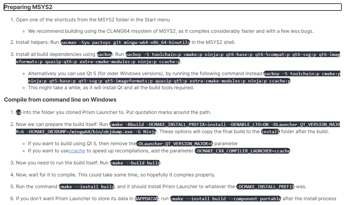 CLANG64 build : non-absolute msvc file 'api-ms-win-crt-runtime-l1-1-0 ...