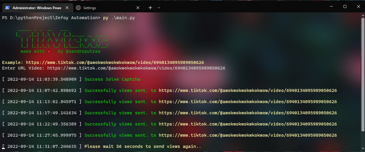 GitHub - donirmdhn42/Views-Tiktok