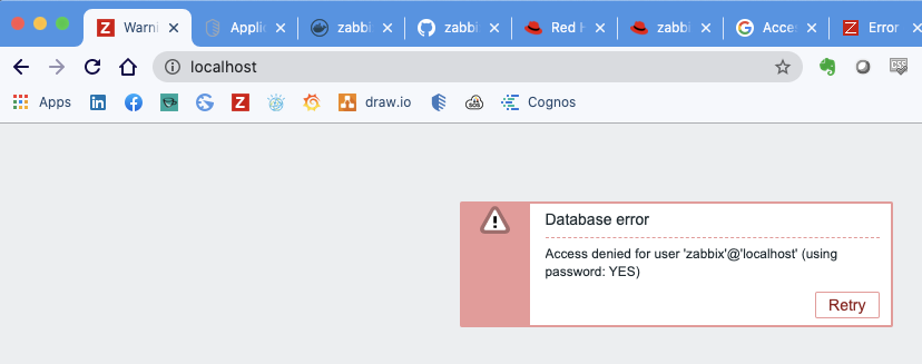 registry.connect.redhat.com/zabbix/zabbix-appliance-50:5.0.4 Database error · Issue #754 ...