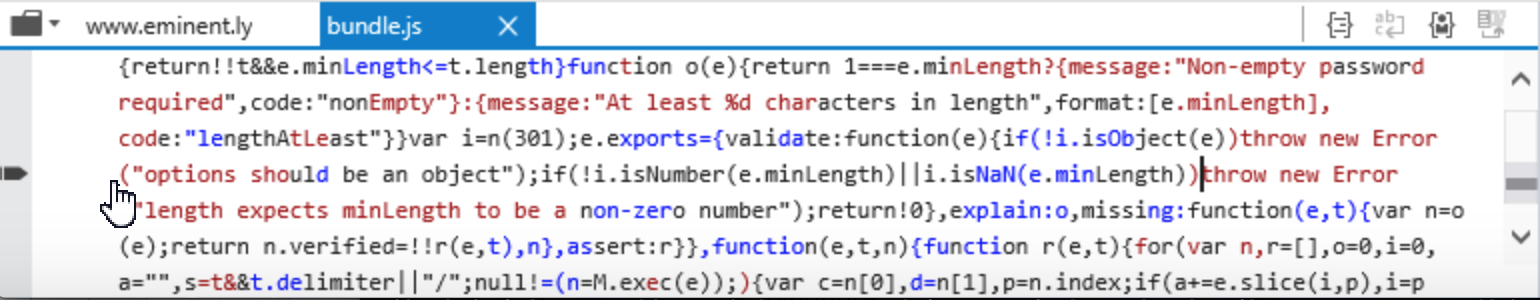 IE 11 fails on Lock loading: minLength seems to not be configured in password policy · Issue ...