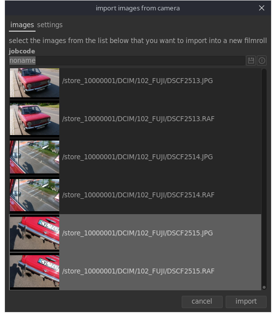 Importing images with "ignore JPEG files" selected still imports images to filesystem · Issue ...