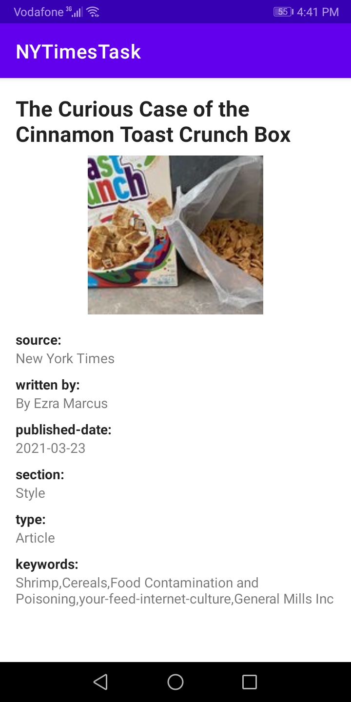 GitHub - eman-k-nasr/NYTimesTask