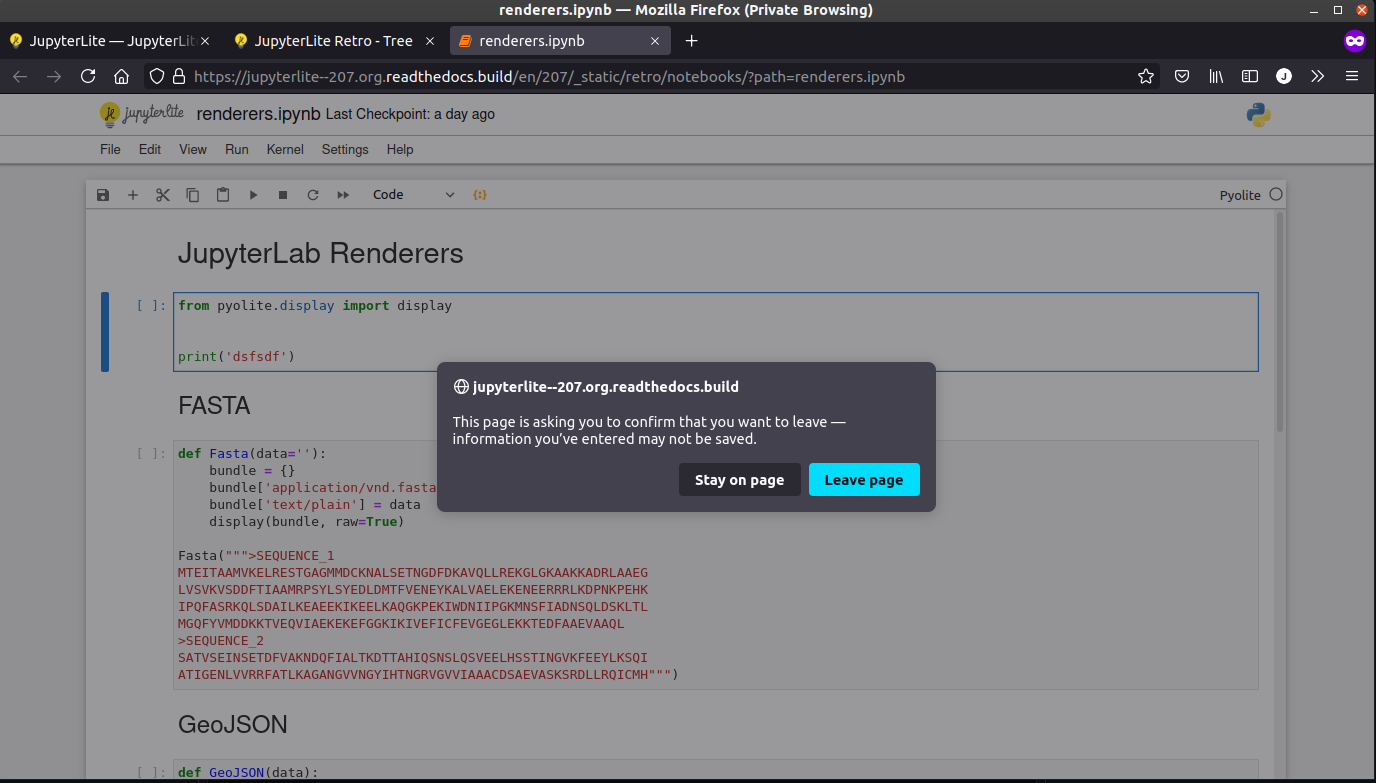 Check the application status before closing the tab · Issue #210 ...