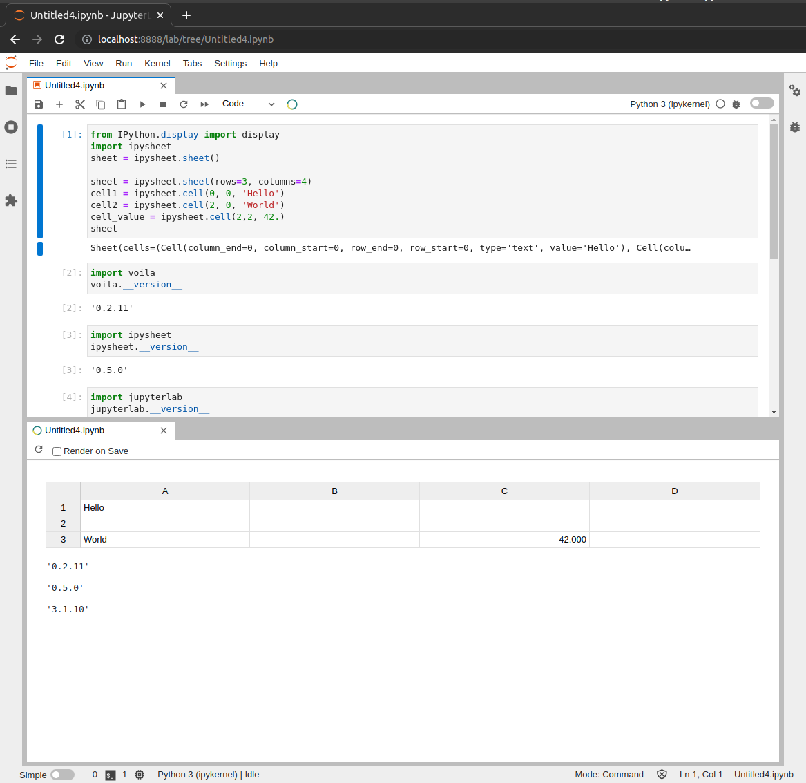 ipysheet==0.5.0 not rendering in Voila==0.2.11 in jupyterlab>3 · Issue ...