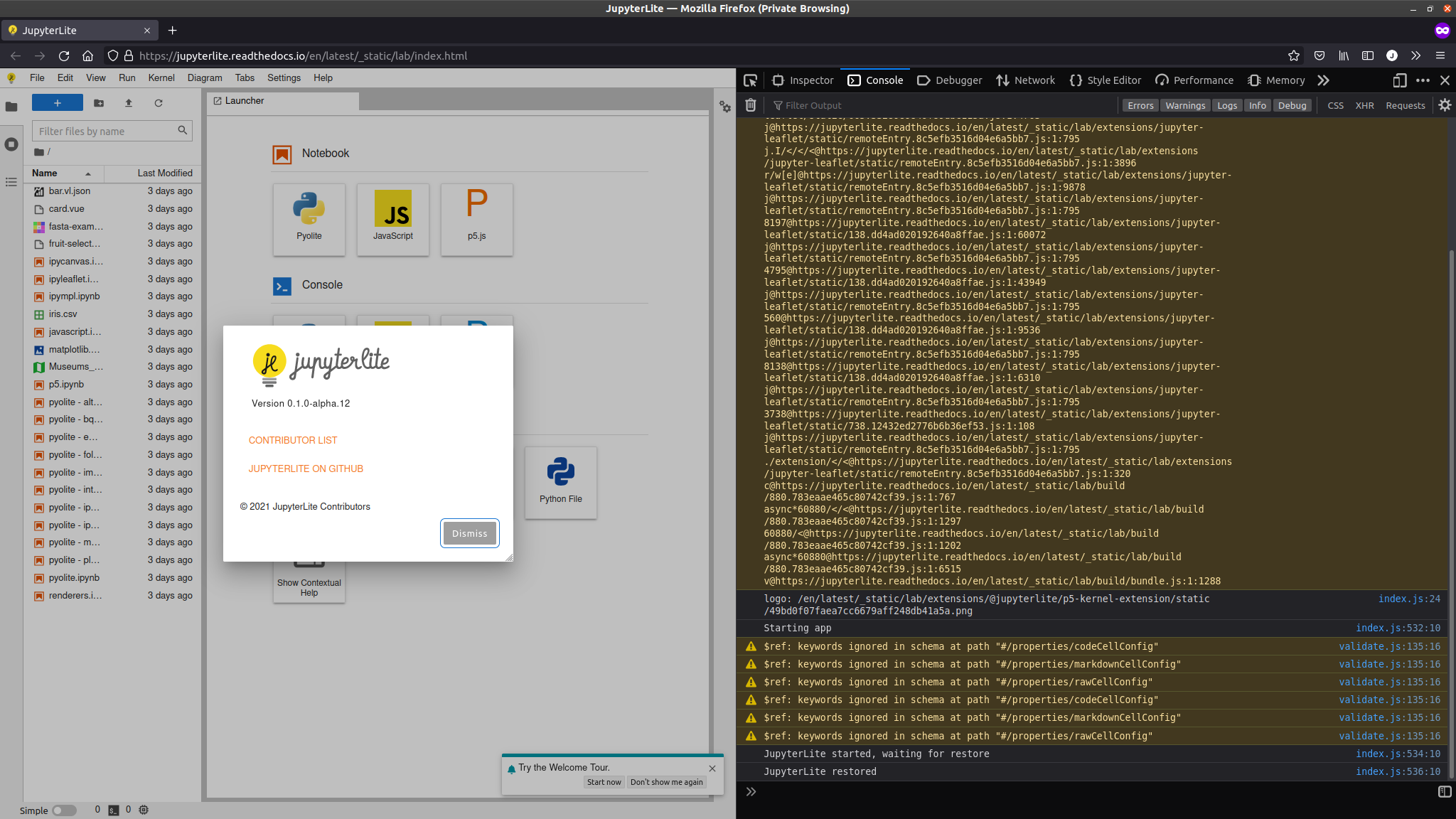 Read The Docs Demo Are Broken · Issue 373 · Jupyterlite Jupyterlite · Github