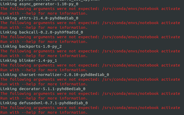 /srv/conda/envs/notebook/bin/python: No module named pip · Issue #1131 · jupyterhub/repo2docker ...