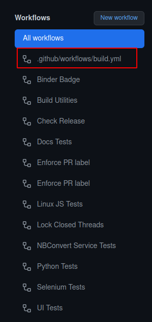 Build Ci Workflow Does Not Run On `main` · Issue 6347 · Jupyternotebook · Github