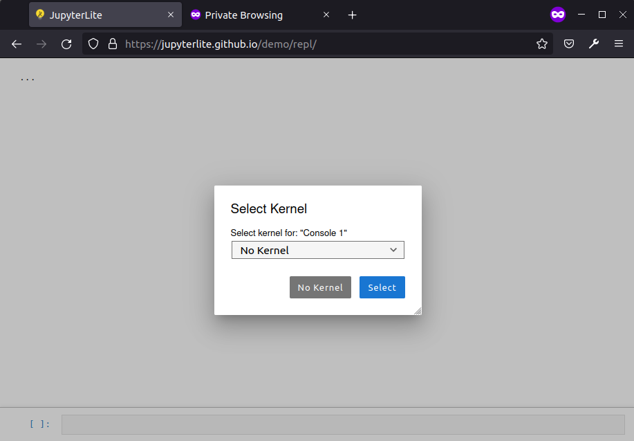 No kernel when the browser tab doesn't have the focus · Issue #610 · jupyterlite/jupyterlite ...