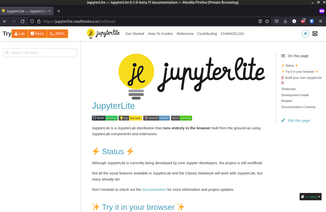 Beware Is Down · Issue 732 · Jupyterlite Jupyterlite · Github