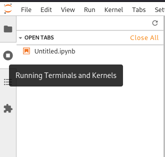 Running terminals and kernels side panel lacks title · Issue #13994 · jupyterlab/jupyterlab · GitHub