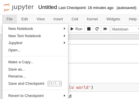 Menus below buttons in notebook · Issue #1381 · jupyter/notebook · GitHub