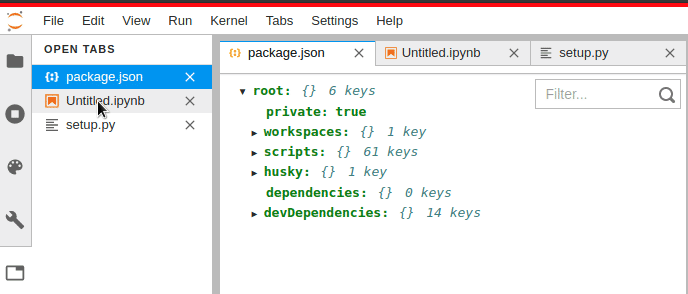 Icons In The Open Tabs View Stay In Selected State · Issue 6831 · Jupyterlabjupyterlab · Github 