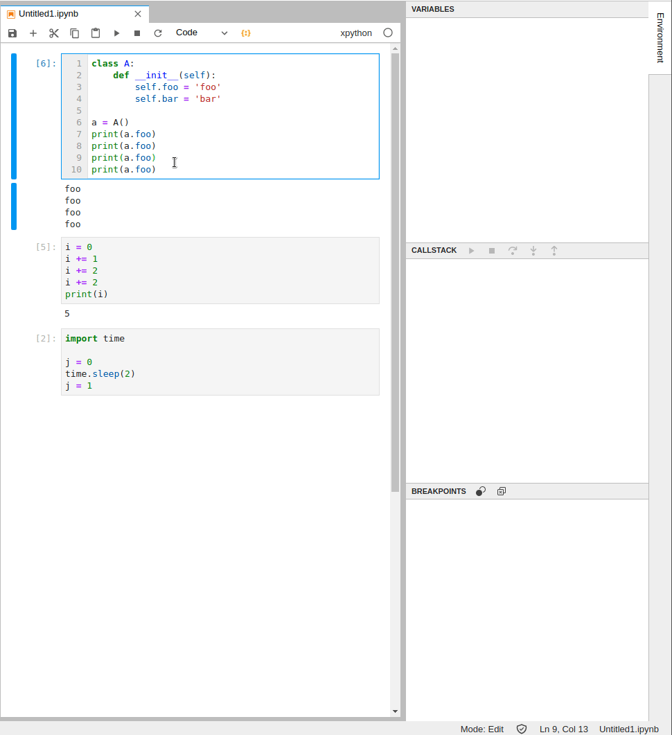Breakpoints not removed from the sidebar on notebook closed · Issue #168 · jupyterlab/debugger ...