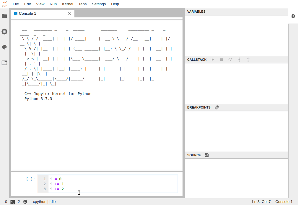 Debugging in consoles · Issue #265 · jupyterlab/debugger · GitHub
